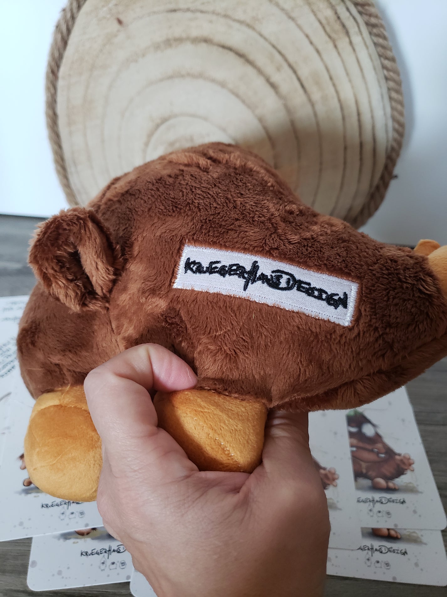 Kruegerhausdesign Stofftier, Plüschtier, Hugo der Pechvogel Monster, F