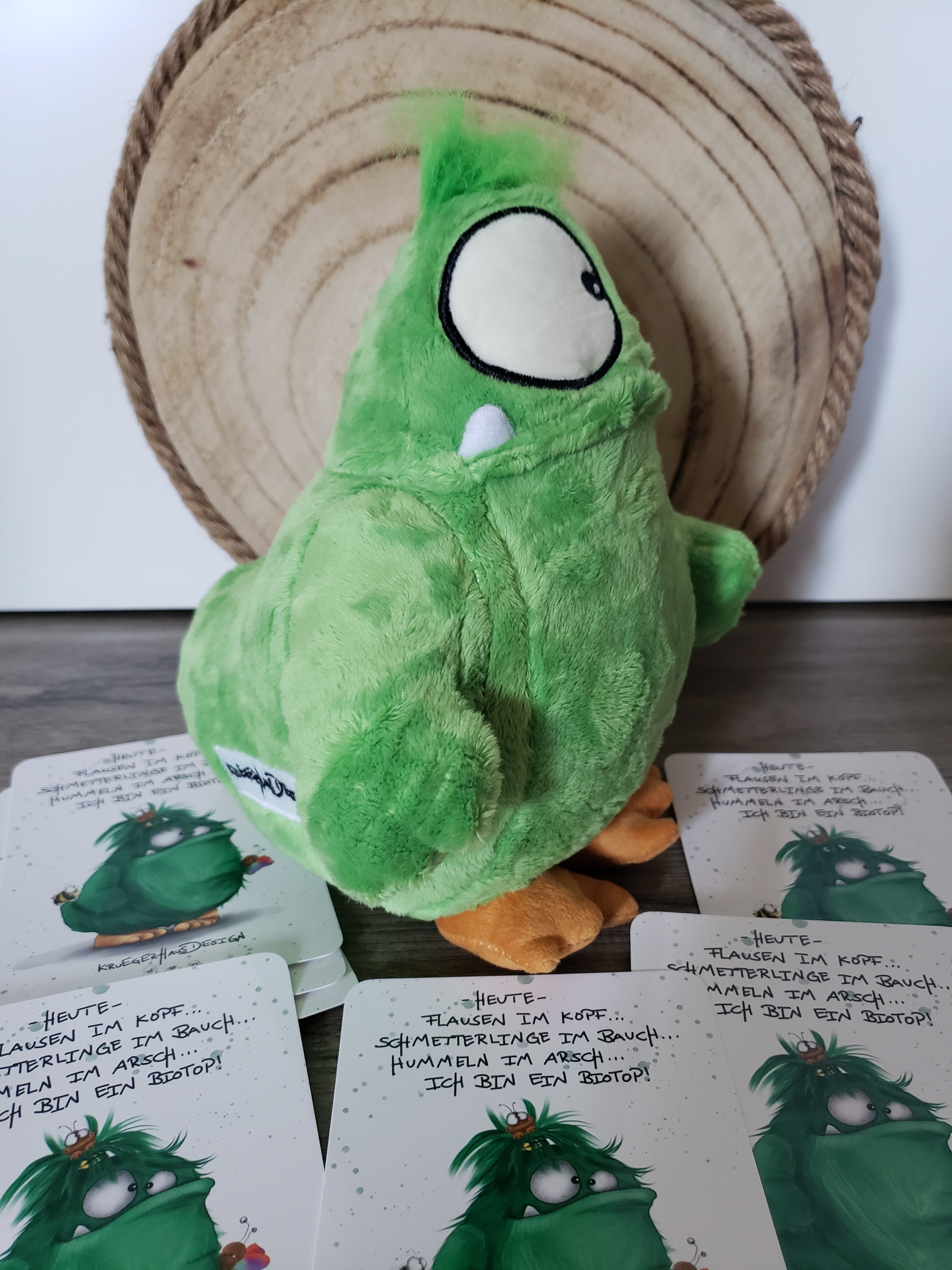 Kruegerhausdesign Stofftier, Plüschtier, Das Biotop Monster mit Flause